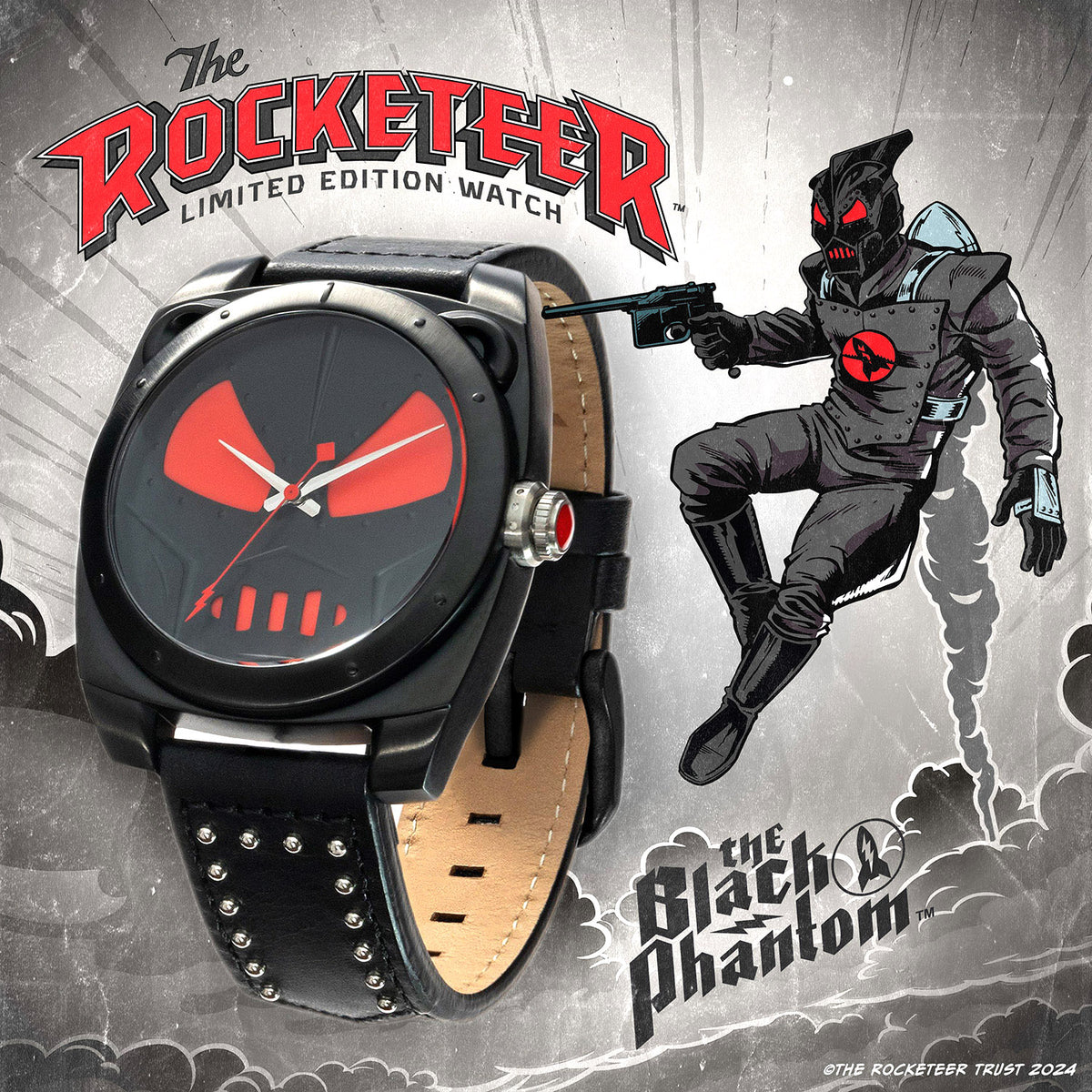 The Rocketeer Watch – The Black Phantom™ – Okkto