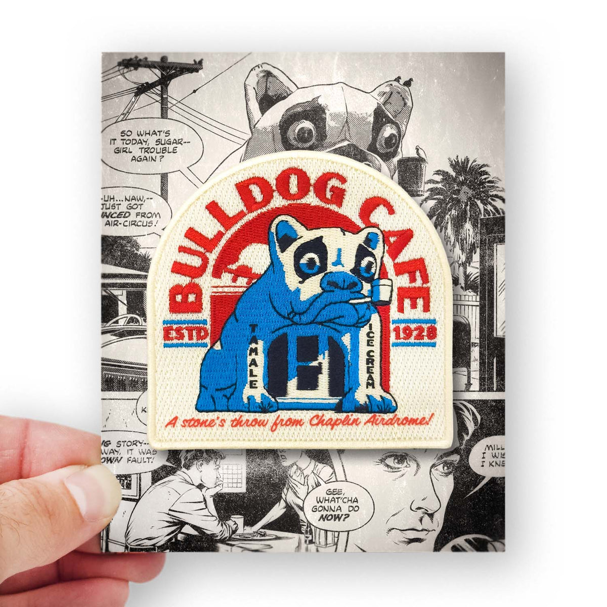 The Rocketeer "Bulldog Cafe" Patch by Nick Prinzing – Okkto