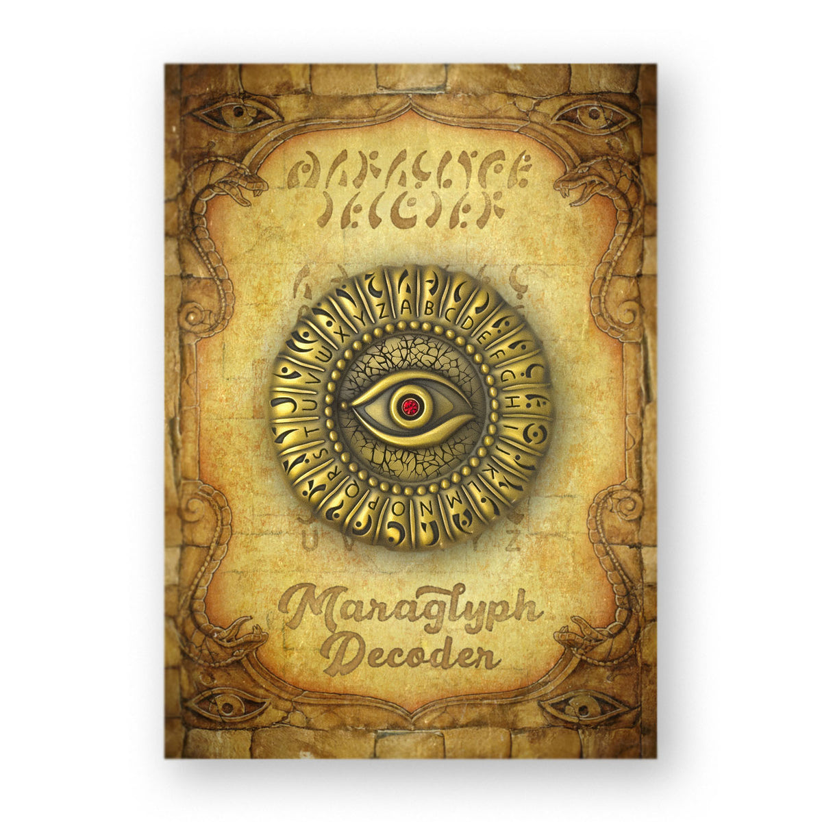 Maraglyph Decoder Coin – Okkto
