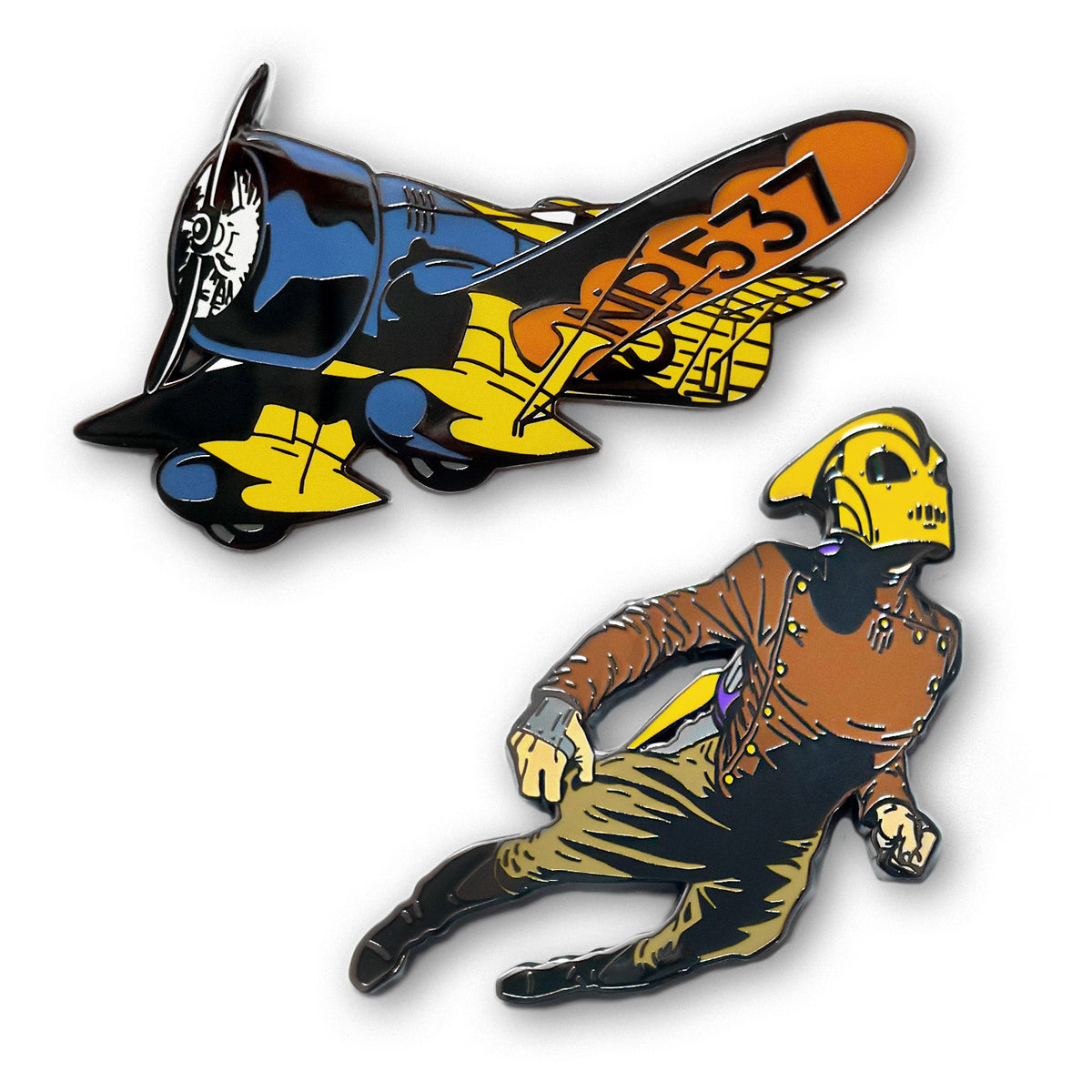 The Rocketeer – Two Pin Collector's Set – Okkto