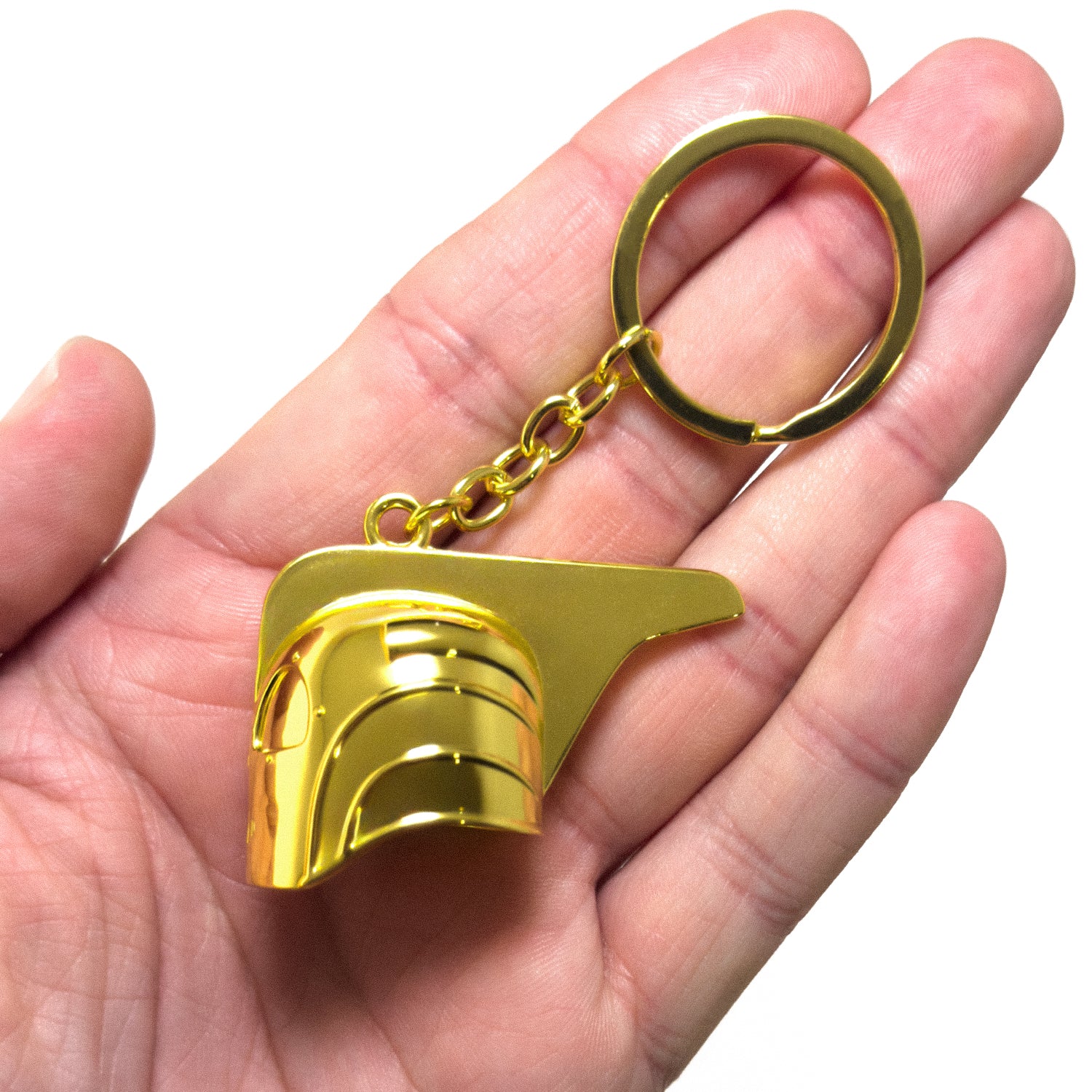 The Rocketeer Helmet Keychain – Shiny Gold – Okkto