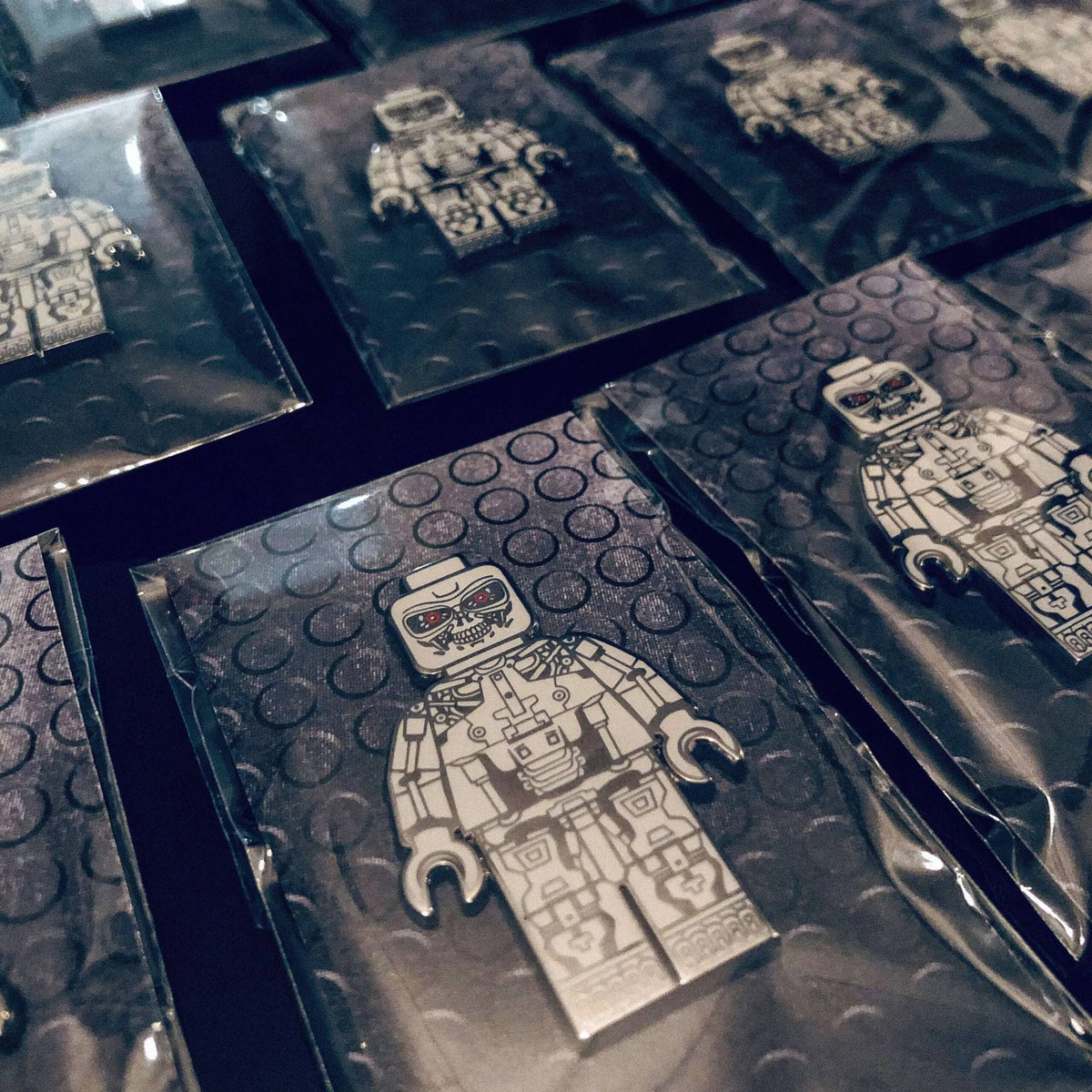 "Terminator" The Brickinator Enamel Pin – Okkto